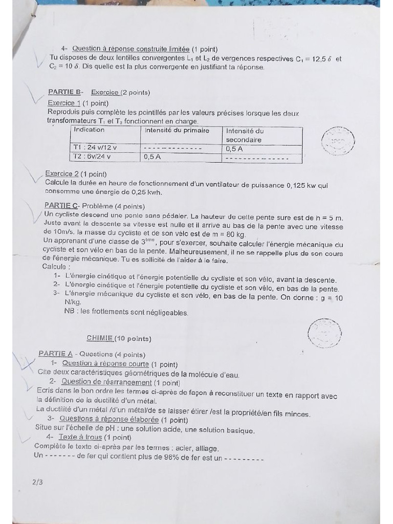 Bepc 2 | PDF