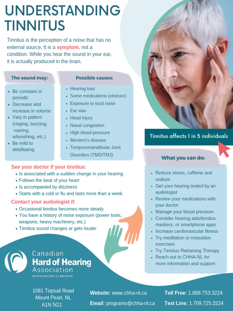 Understanding Tinnitus and Meniere's Disease Flyers | PDF | Ménière's ...