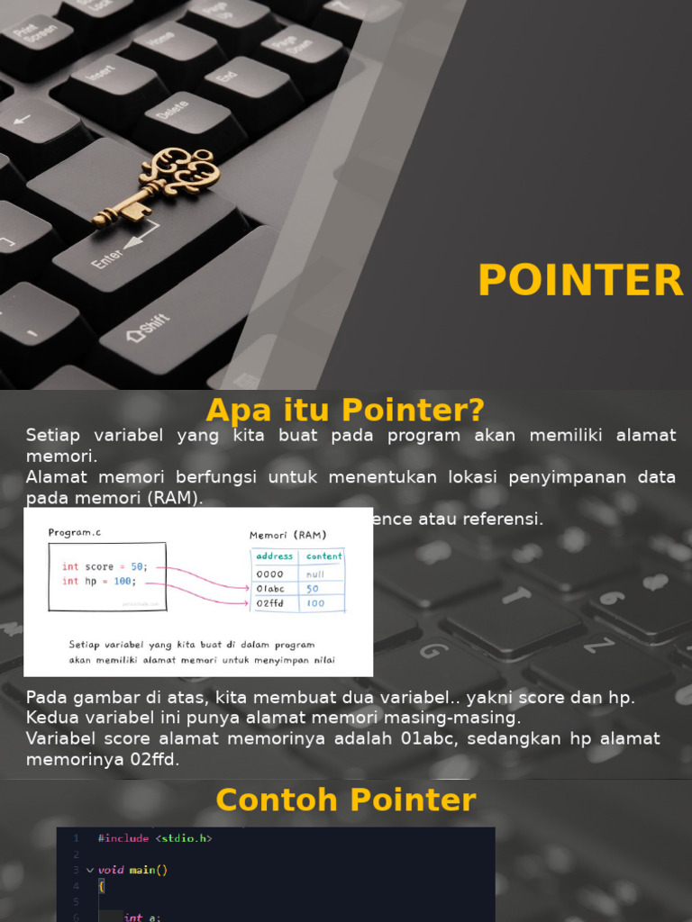 Memahami dan Menggunakan Pointer | PDF