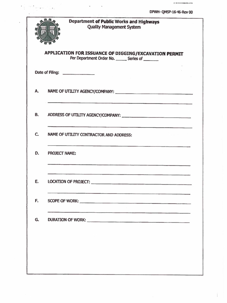 DPWH Forms | PDF