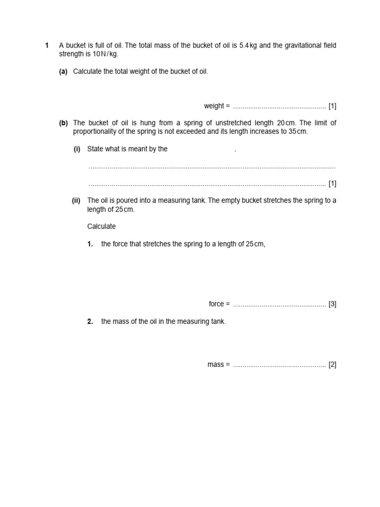 Mass, Weight, and Density Calculations | PDF | Weight | Mass