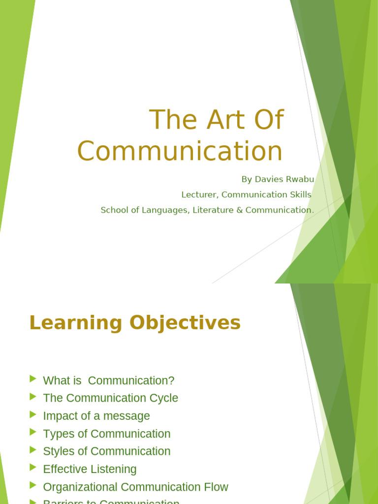 Mastering Effective Communication Skills | PDF | Communication ...