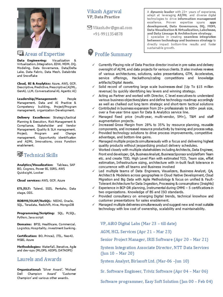 Vik Resume | PDF | Cloud Computing | Amazon Web Services