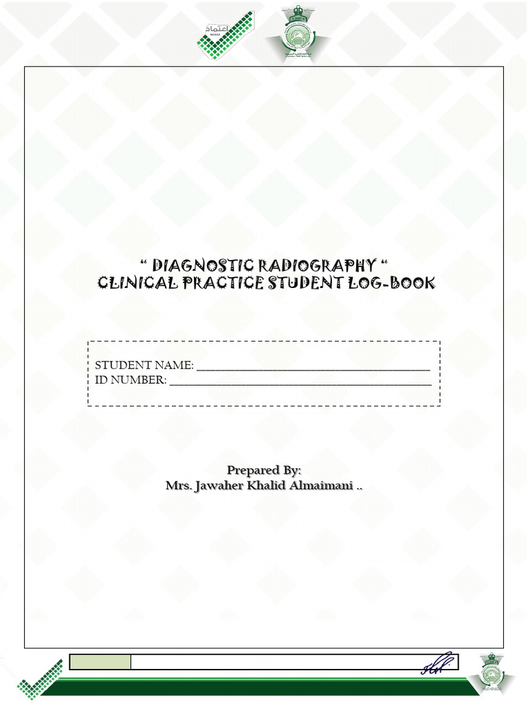 Medical Student Log-Book Template | PDF | Angiography | Medical Specialties
