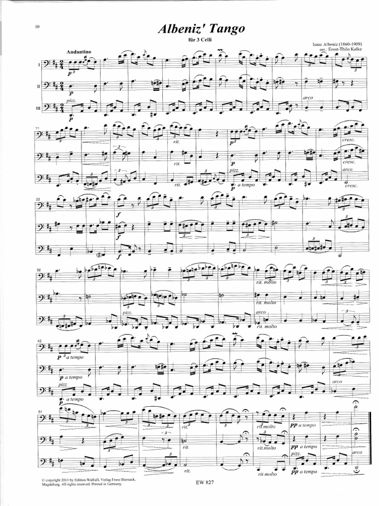 Albeniz Tango | PDF