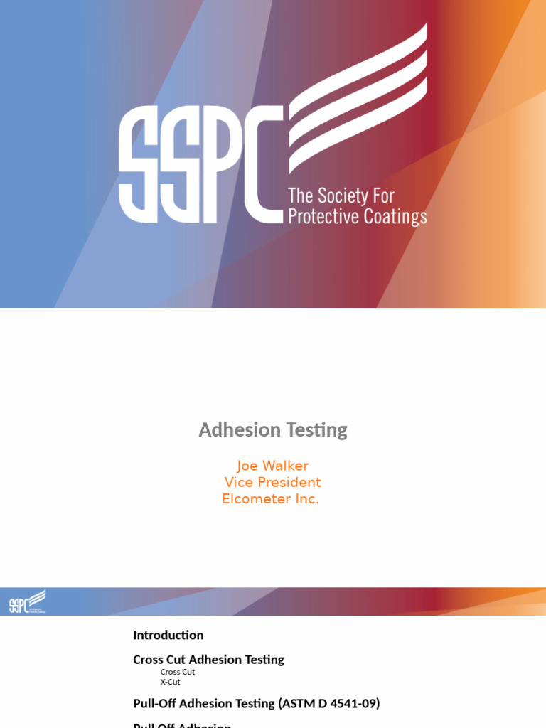 Comprehensive Guide to Adhesion Testing | PDF | Adhesive | Calibration