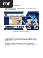 Tutorial KTA PGRI Digital | PDF | Karier & Perkembangan