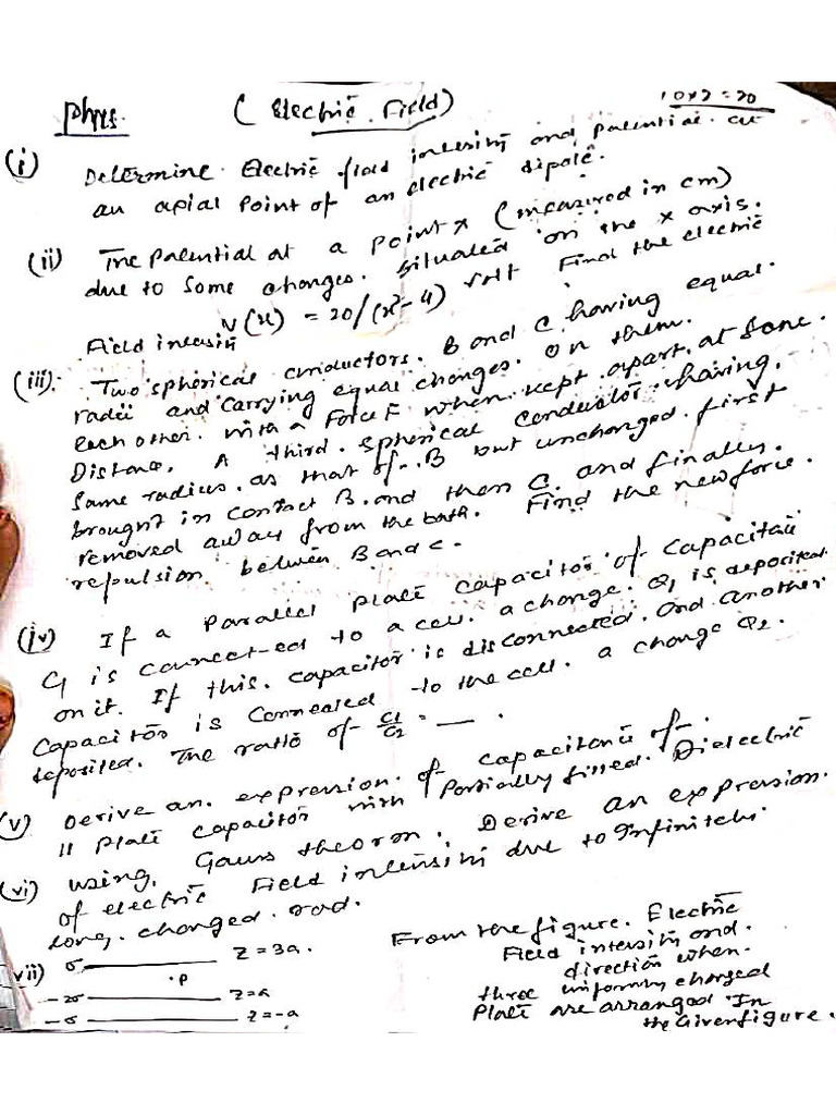 Physics Numericals | PDF