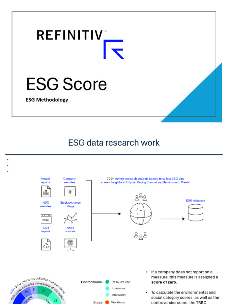 Understanding ESG Combined Scores | PDF | Corporate Social ...