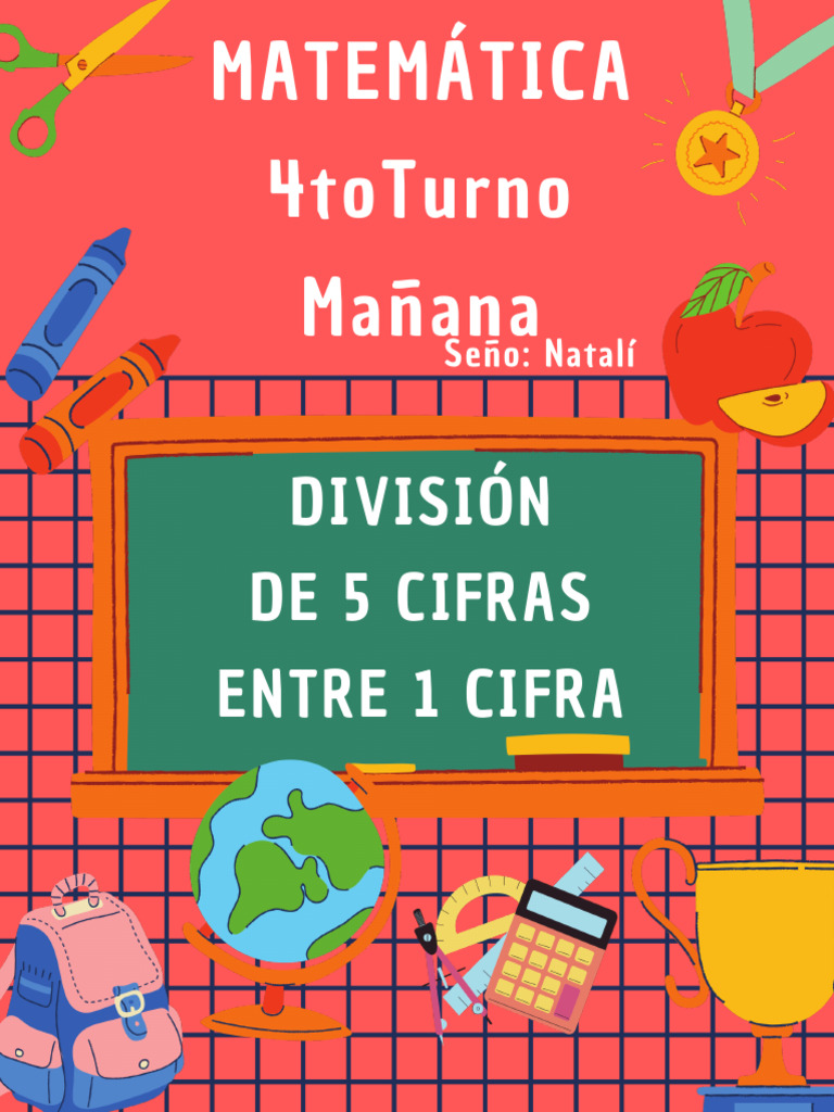 4 Cuaderno Division 5 Cifras Entre 1 Cifra - PDF 20250803 222306 0000 | PDF