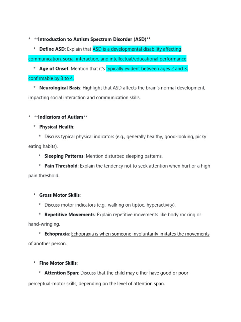 Understanding Autism Spectrum Disorder | PDF | Autism | Individualized ...