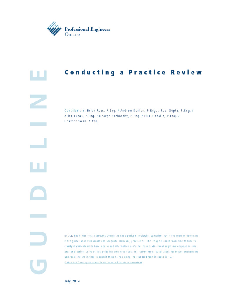 Ontario Professional Engineers Review Guide | PDF | Project Management ...