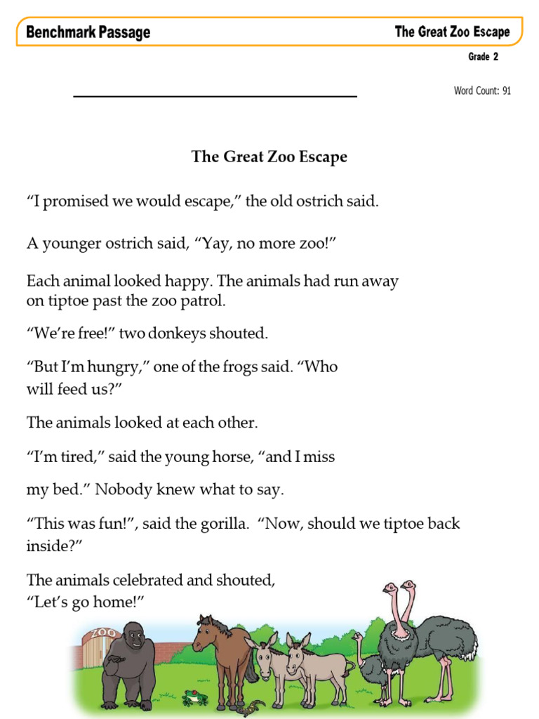 The Great Zoo Scape - Final Version | PDF