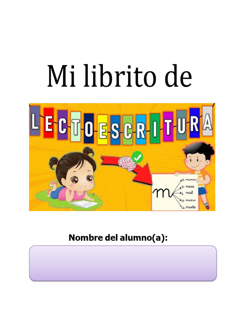 Actividades de Lectoescritura Tomo 3 | PDF