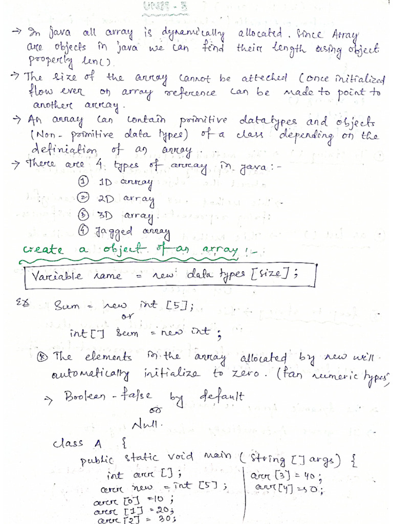 Java 3rd Unit | PDF