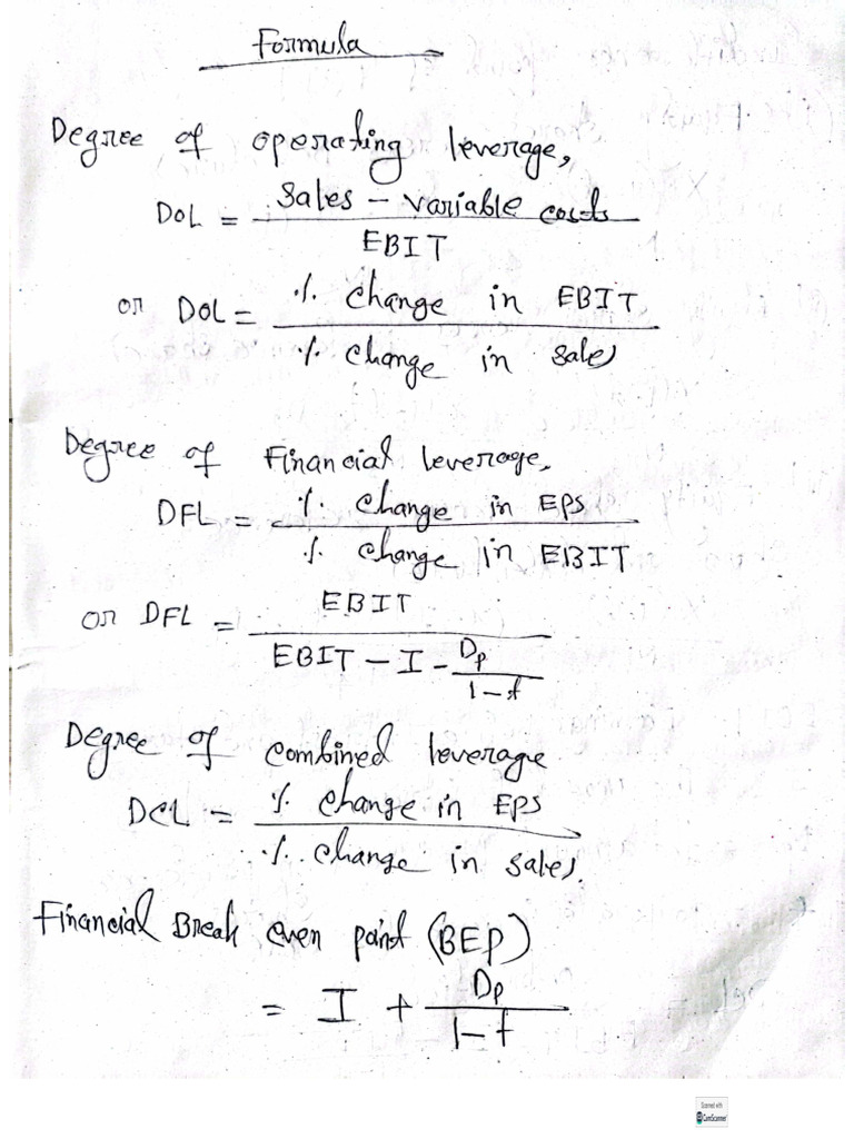 Leverage Theory | PDF