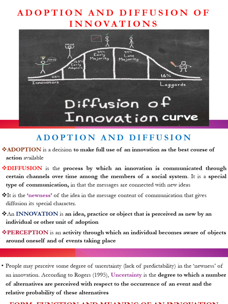 Adoption and Diffusion of Innovations | PDF | Attitude (Psychology ...