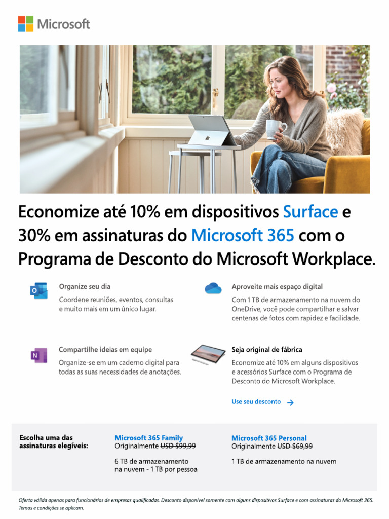 PT-BR Microsoft Workplace Discount Program - Surface Flyer | PDF