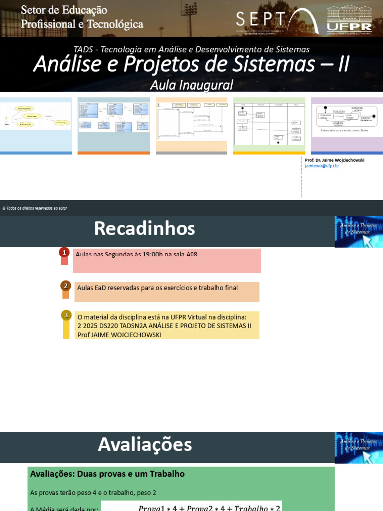 APS-II - 0 - Aula Inaugural | PDF | Diagrama de caso de uso | Desenvolvimento ágil de software