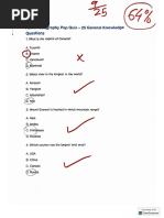 Easy Geography Questions and Answers | PDF
