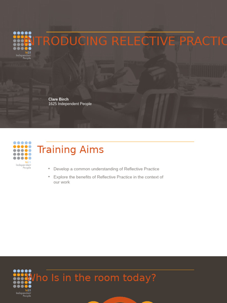 Introduction To Reflective Practice | PDF