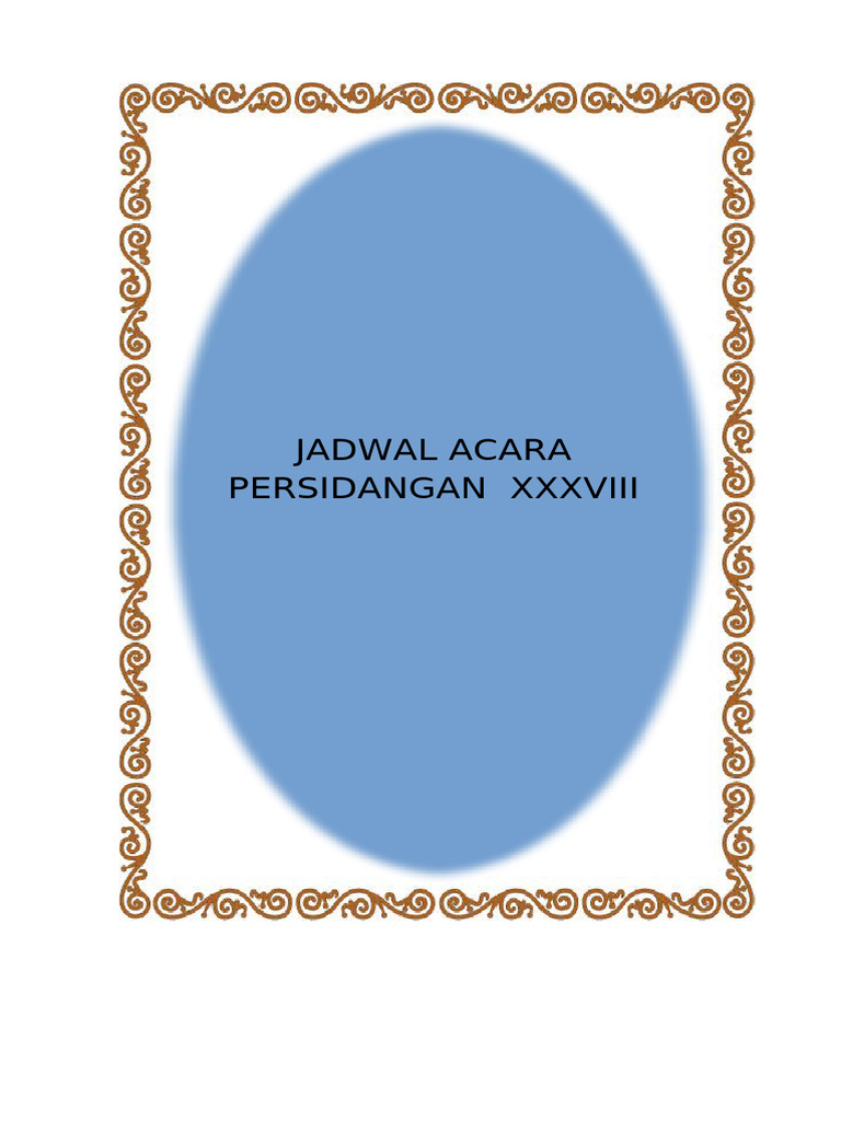Jadwal Acara | PDF