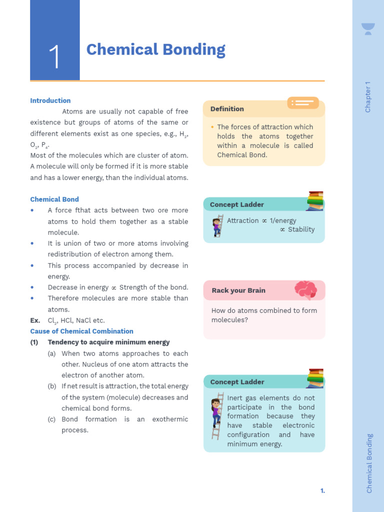 Chemical Bonding | PDF | Chemical Bond | Ionic Bonding