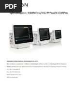 Nihon Kohden ECG-3350 Technical Data | PDF | Electrocardiography ...