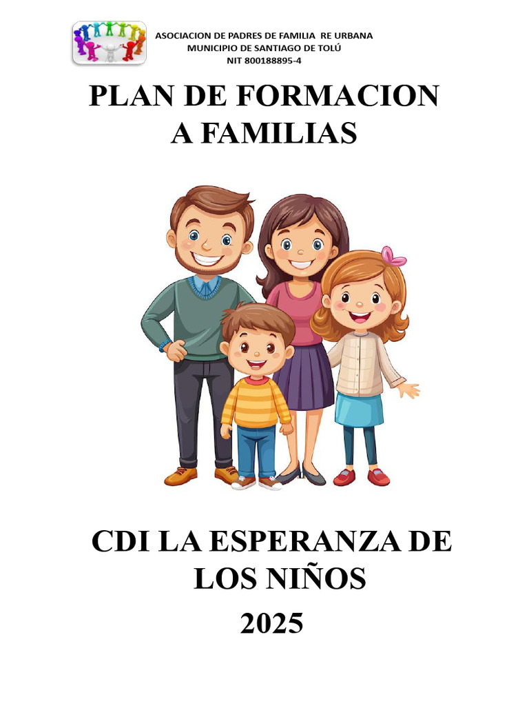 59.PLAN_DE_FORMACION_CDI_LA_ESPERANZA_DE_LOS_NIÑOS | PDF | Evaluación | Desarrollo infantil