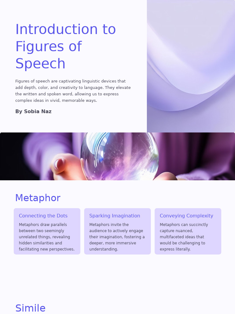 Mastering Figures of Speech Explained | PDF | Metaphor | Psychological ...