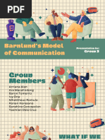 Barnlunds Transactional Model | PDF | Communication | Information