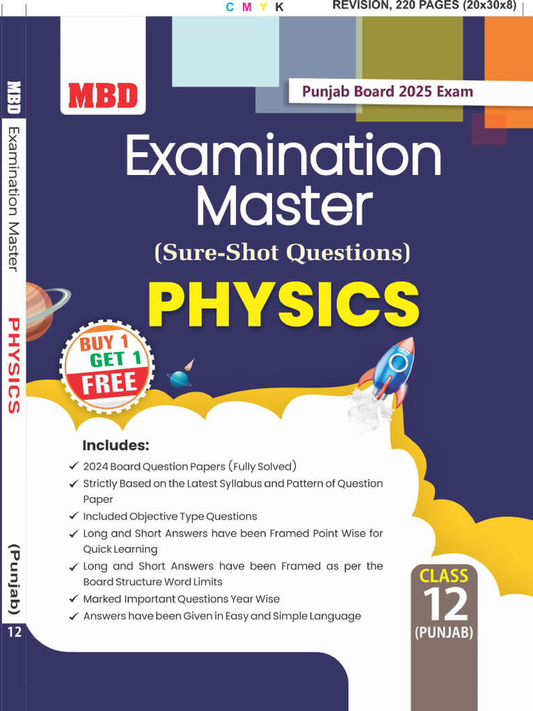 MBD Class 12 Physics Model Test Paper | PDF | Atomic Nucleus | Magnetic ...