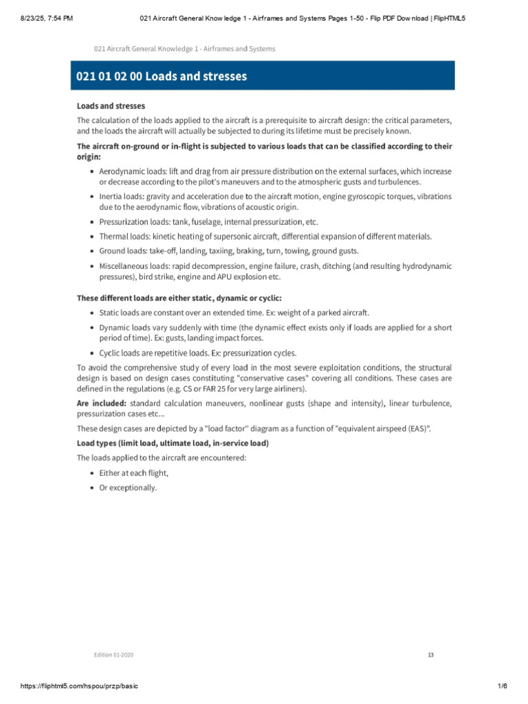 021 Aircraft General Knowledge 1 - Airframes and Systems Pages 1-50 - Flip PDF Download ...