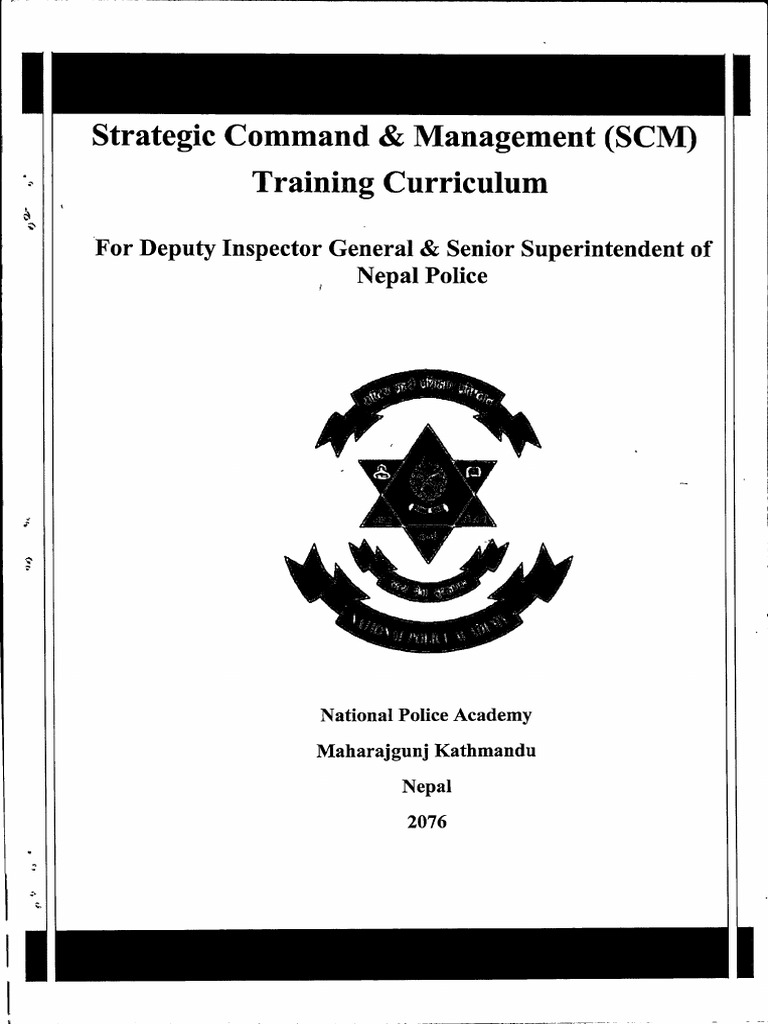 20 Strategic Command & Management (SCM) Trainining Curriculum | PDF