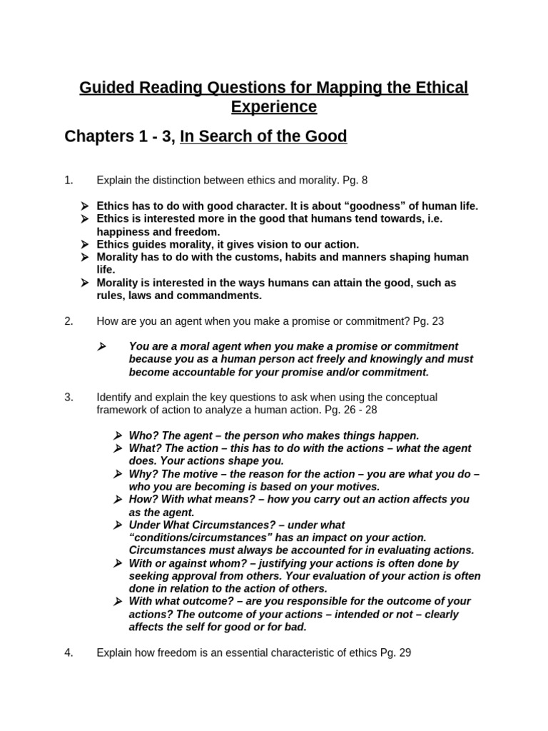 Mapping The Ethical Experience | PDF | Conscience | Morality