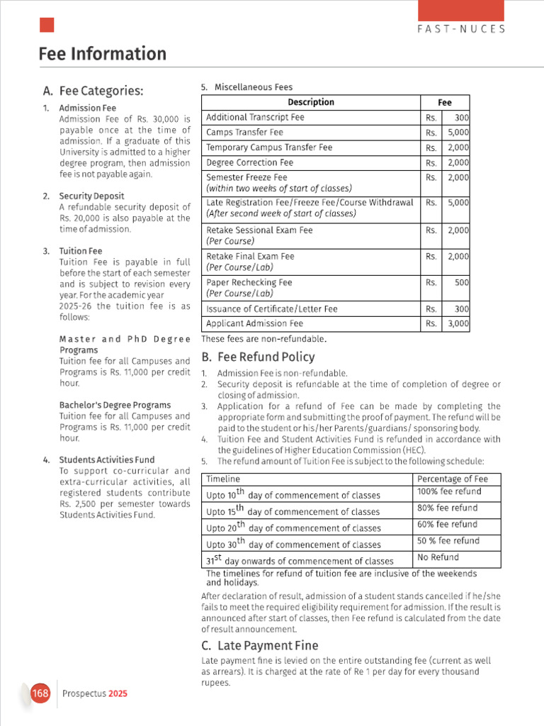 Fee Information | PDF