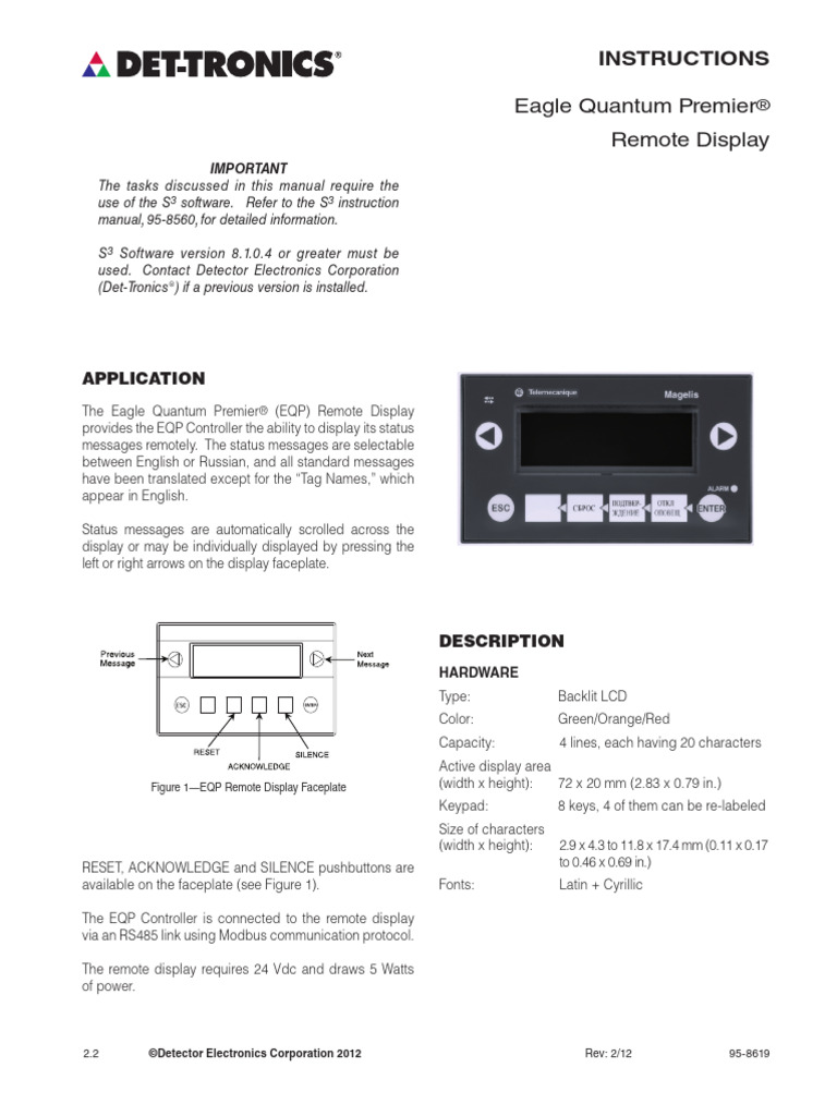 95-8619-2.2 (EQP Remote Display) | PDF | Computer File | International ...
