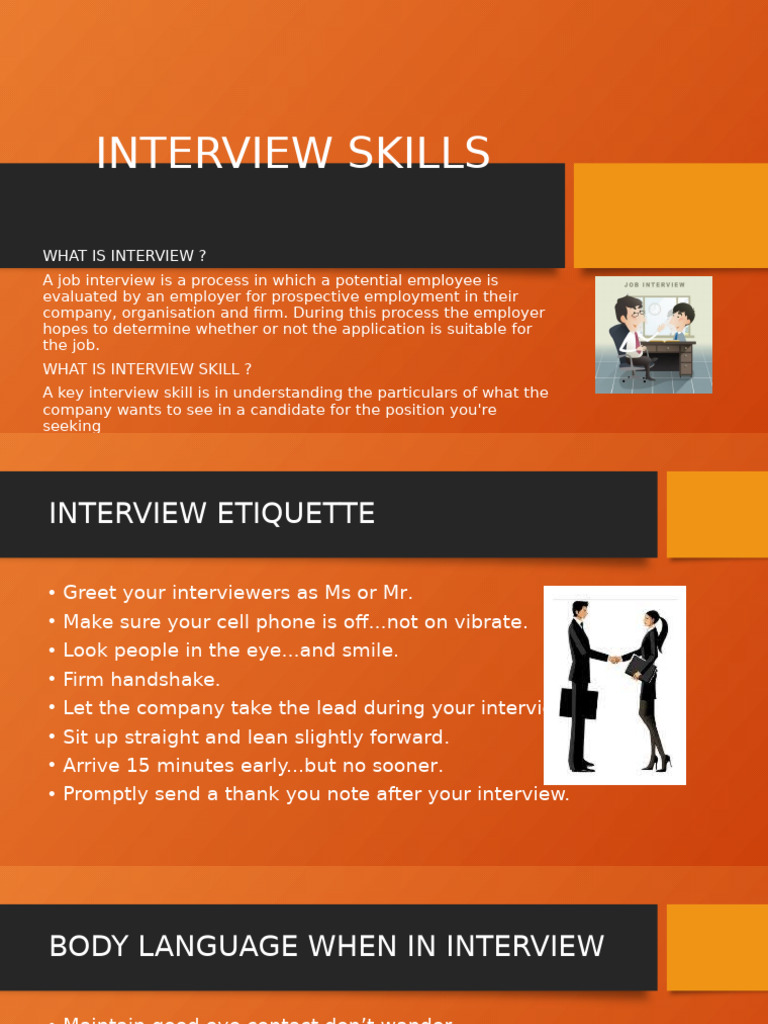 Interview Skills | PDF