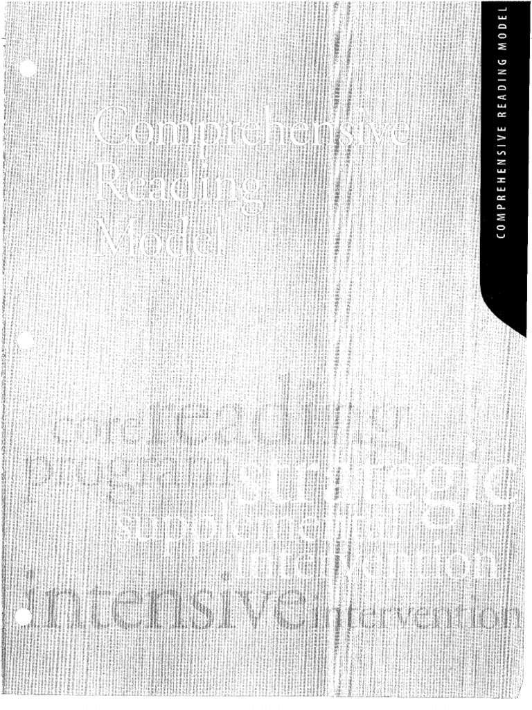 Comprehensive Reading Model | PDF