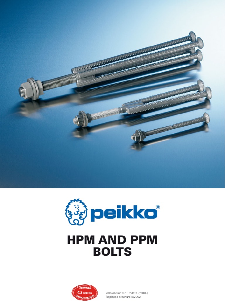 HPM PPM Bolts 9-2007 | PDF | Screw | Column