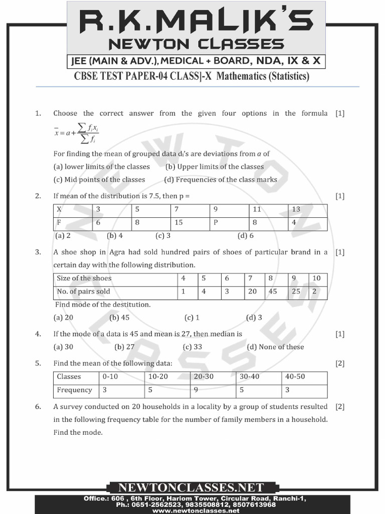 Statistics t4 DD | PDF