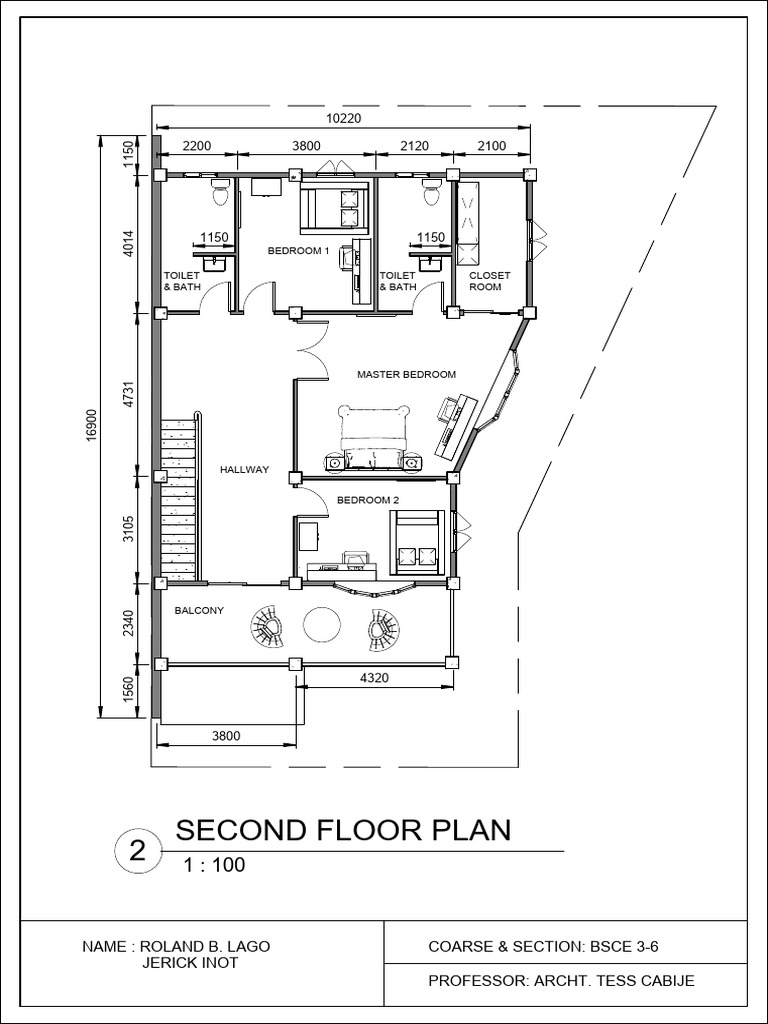 Lago Inot Bsce 3 6 Floor Plan_second Floor | PDF