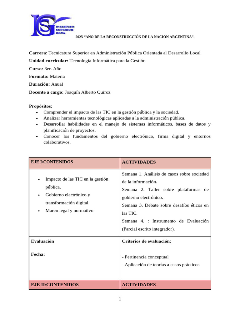 TIC y Gestión Pública en Argentina 2025 | PDF | Informática | Gobierno E