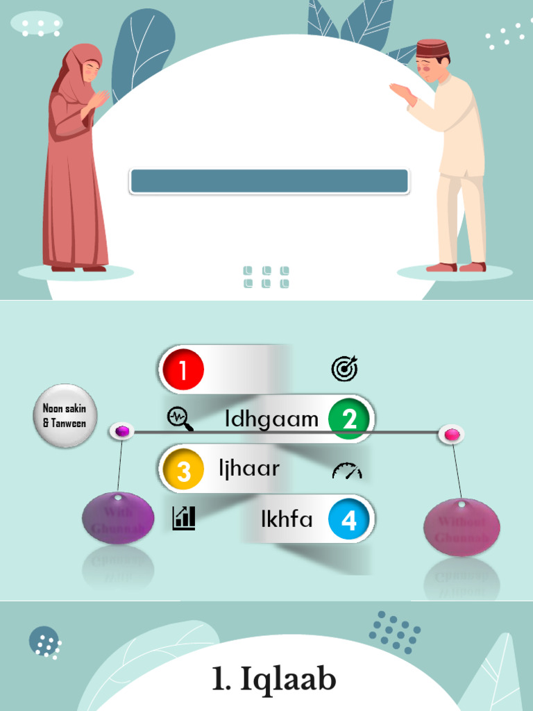 Noon Sakin and Tanween Rules Guide | PDF | Collation | Orthography