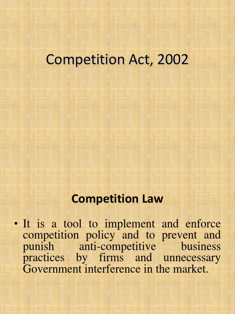Competition Law | PDF | Competition Law | Competition