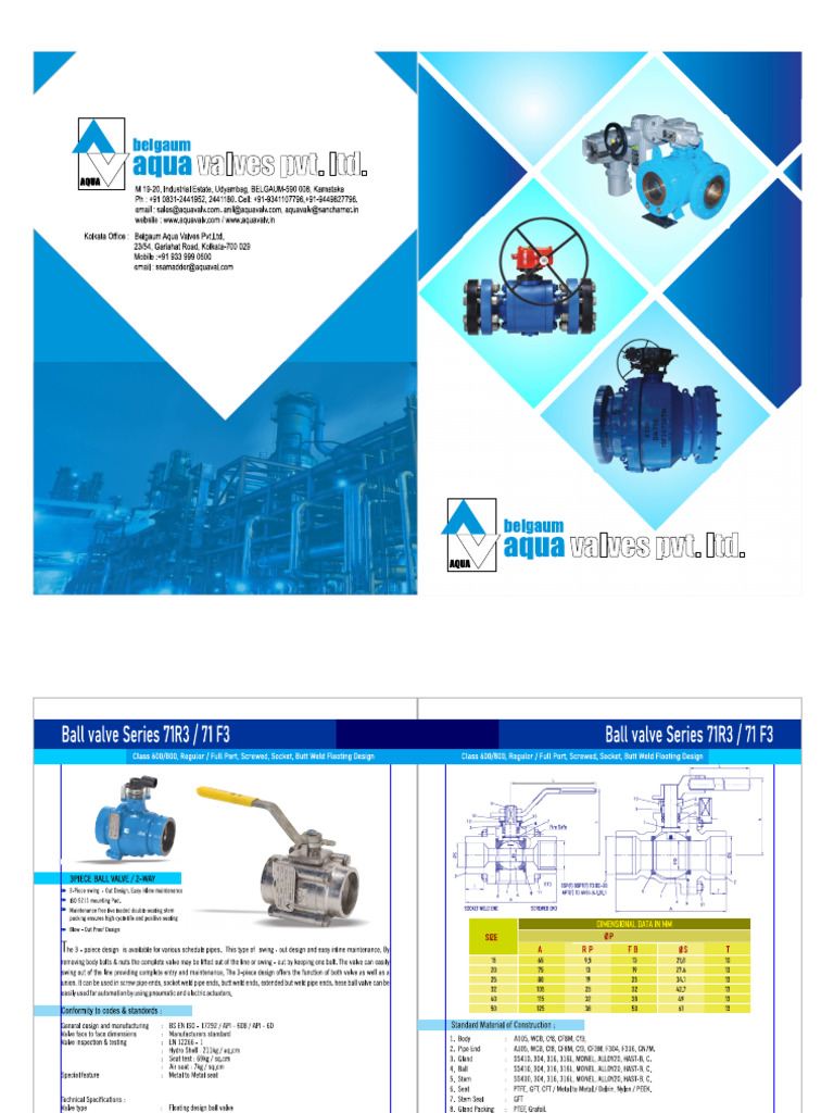 Ball Valves Catalogue | PDF
