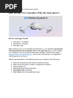 Meta Quest 2 User Manual Guide | PDF