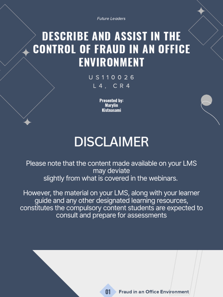 Office Fraud Control and Prevention Guide | PDF | Fraud | Crimes
