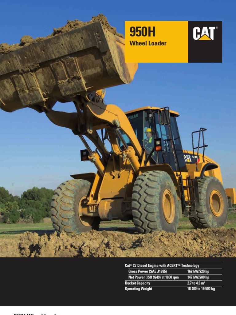 Cat 950 H | PDF | Transmission (Mechanics) | Engines