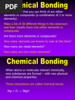 S2 Chemistry: Bonding and Structure Notes | PDF | Chemical Bond ...